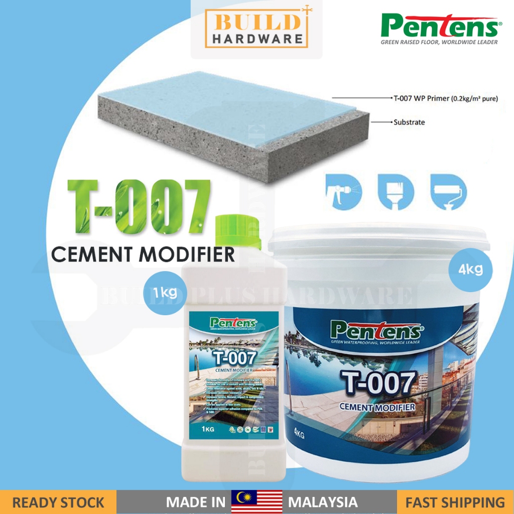 PENTENS T-007 1kg /4kg Cement Modifier Waterproof Primer 水泥改质剂 Primer ...