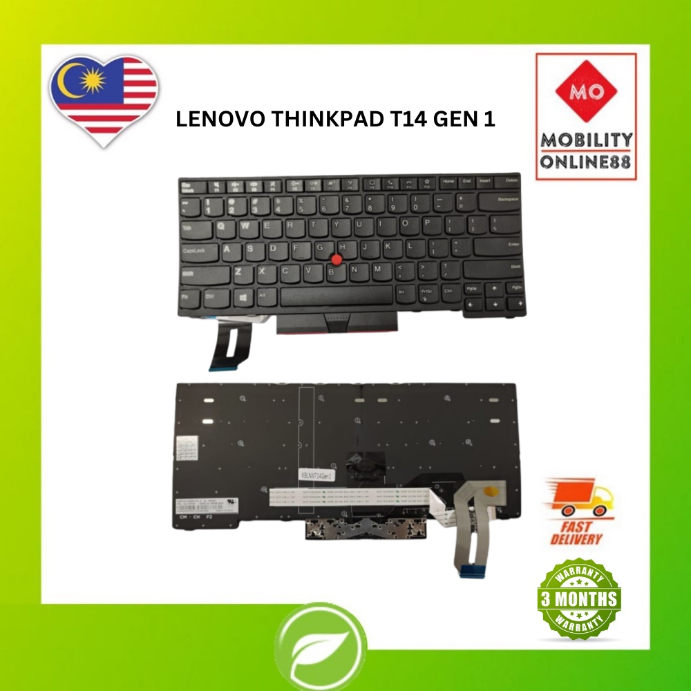 LENOVO THINKPAD T14 GEN 1 NOTEBOOK KEYBOARD | Shopee Malaysia