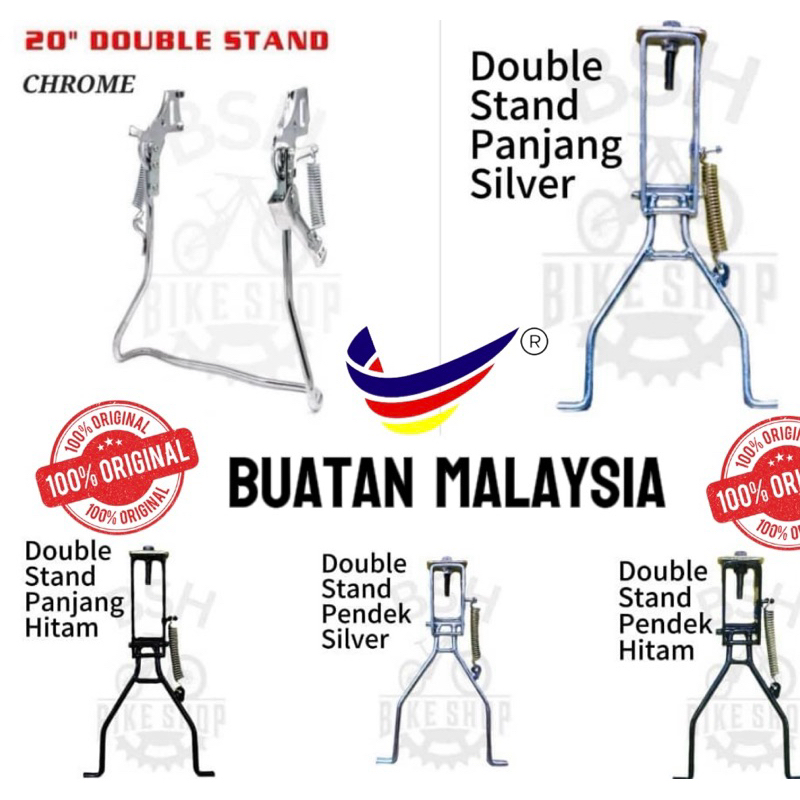 Double stand / BmX Stand / Stand Bicycle / stand / stand tengah/tupang ...
