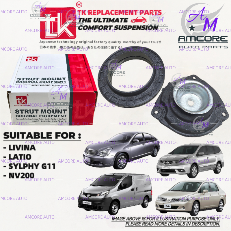 TK ABSORBER MOUNTING (FRONT) NISSAN LIVINA / LATIO / SYLPHY / NV200 ...