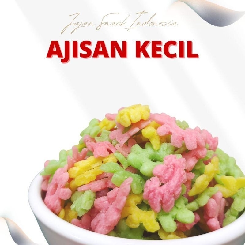 JAJAN @ SNACK KHAS INDONESIA _ AJISAN MANTILI KECIL _ BENTUK BUNGA ...