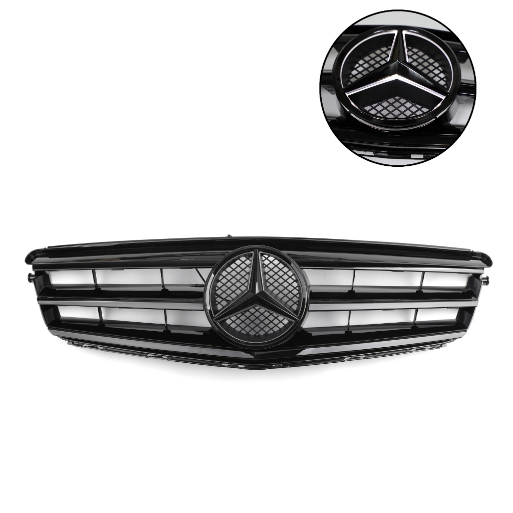 Car grill Mercedes-Benz W204 C-Class C180 C200 C250 C280 C300 C350 2008 ...