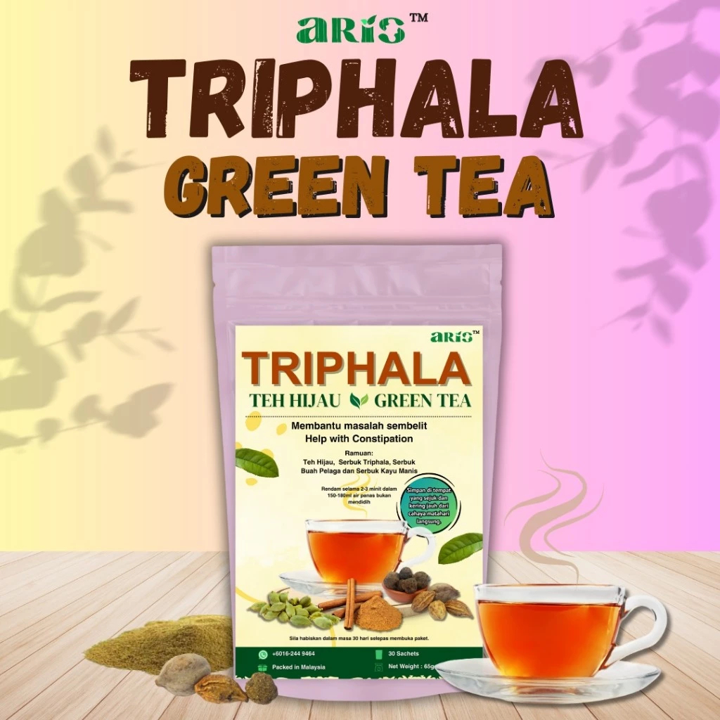 Triphala Green Tea Helps Relieve Constipation Acidity Gas Relief Boost ...