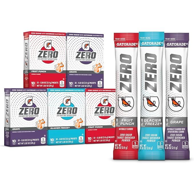 Gatorade G Zero Powder 10 Sachets per box | Fruit Punch / Grape ...