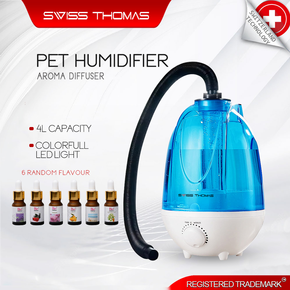 Swiss Thomas Ultrasonic Aromatherapy Pet Humidifier Air Purifier Aroma Diffuser (4L) | Shopee ...