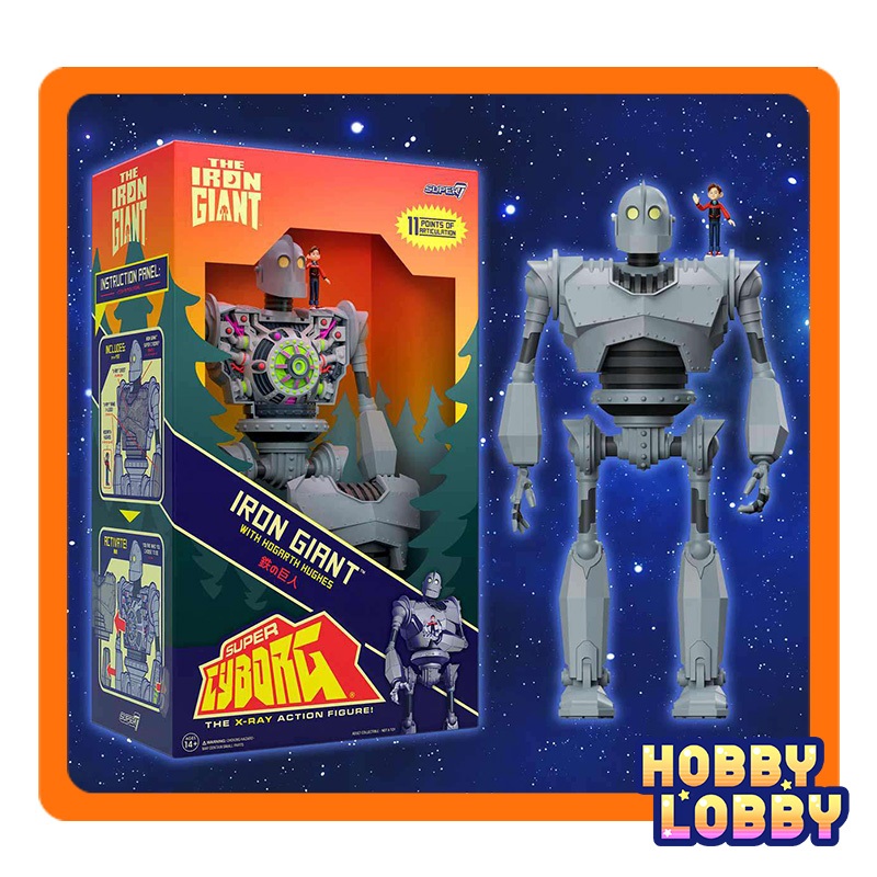 (READY STOCK) Super 7 - The Iron Giant Super Cyborg - Full Color Ed ...