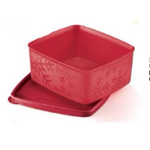 Tupperware snowflake square round 400ml (2pcs) | Shopee Malaysia