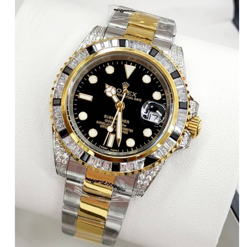 Diamonds fully functional fully Automatic Watch Jam Tangan | Shopee ...