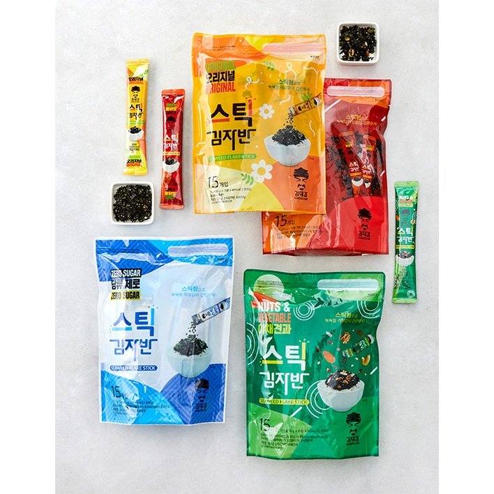[Best Value] Korean Seaweed Flake Stick (10g x 7 sticks) Spicy/Nuts ...