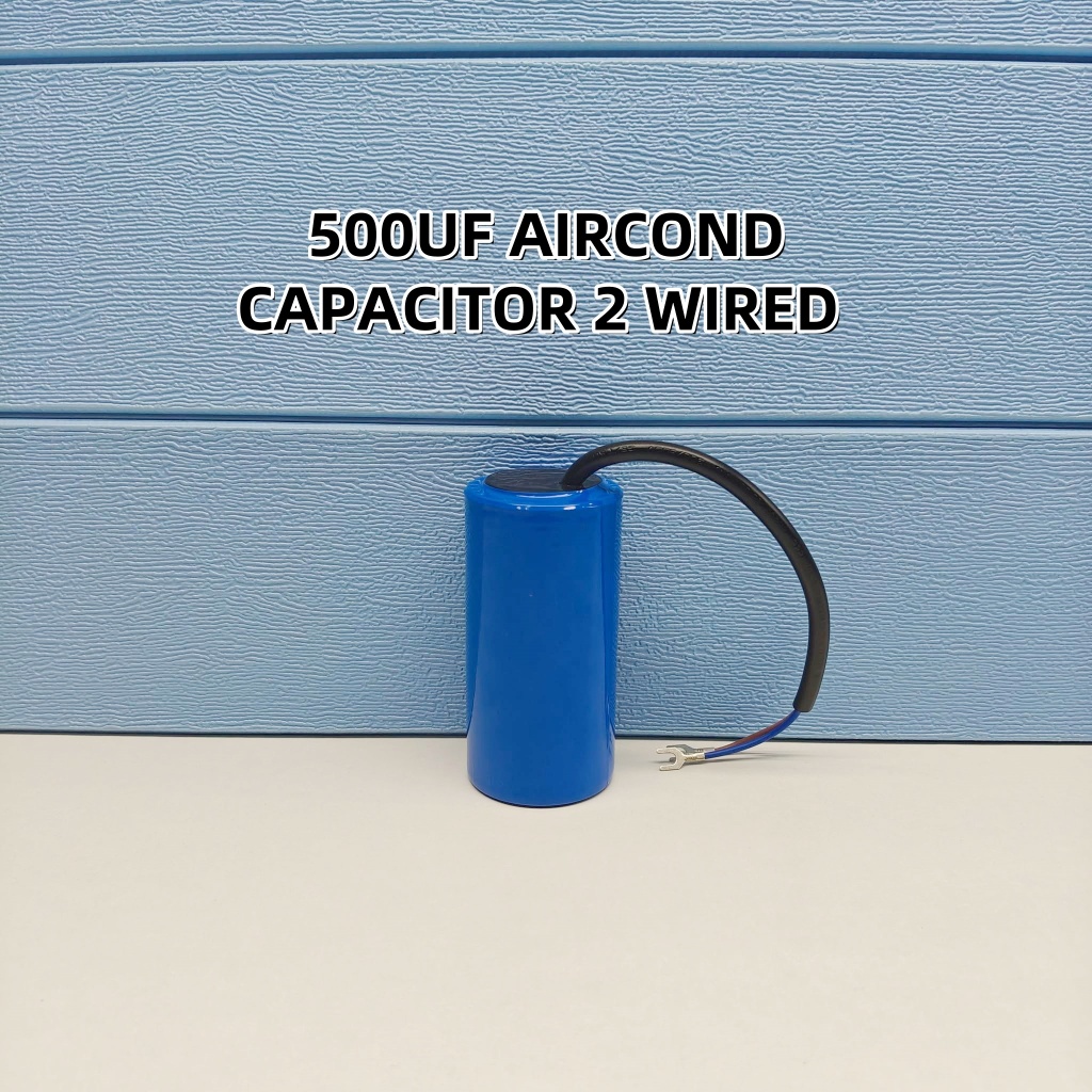 (500UF) 2 WIRED CD60 {450V} CAPACITOR HEAVY DUTY BIG MACHINE Starting ...