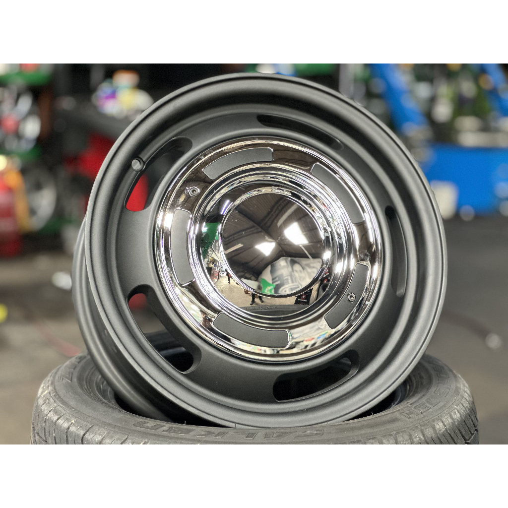 NEW 15X6J Dean Cross Country Rim (set of 5) Black 5X139.7 for Suzuki ...