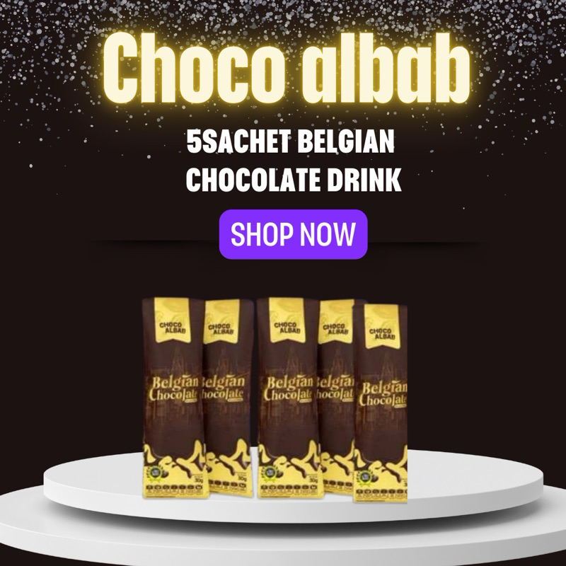 Choco aobab - Belgian Drink Chocolate 5 sachet | Shopee Malaysia