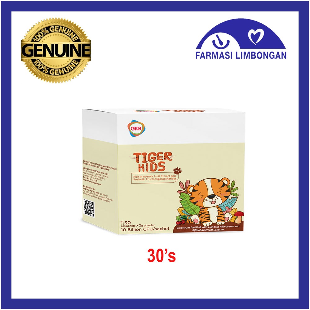 GKB Tiger Kids Powder 30's | Shopee Malaysia