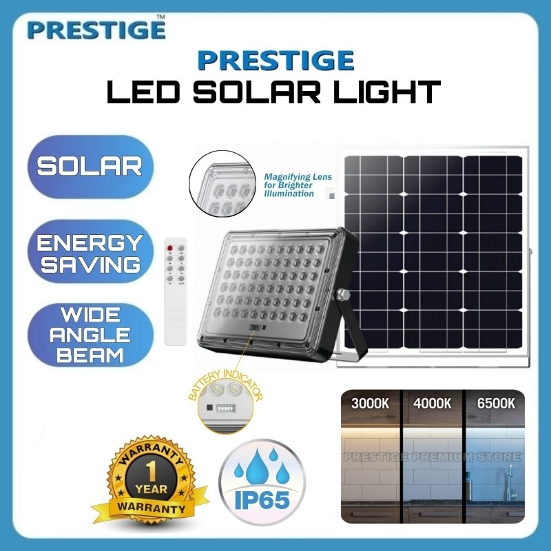PRESTIGE LED SOLAR FLOOD LIGHT 100W 300W/SOLAR SPOTLIGHT/SOLAR OUTDOOR ...