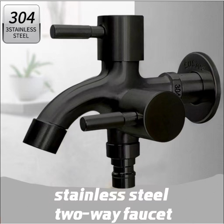 304 Stainless Steel Double Tap Multifunctional Stainless Steel Two Way ...