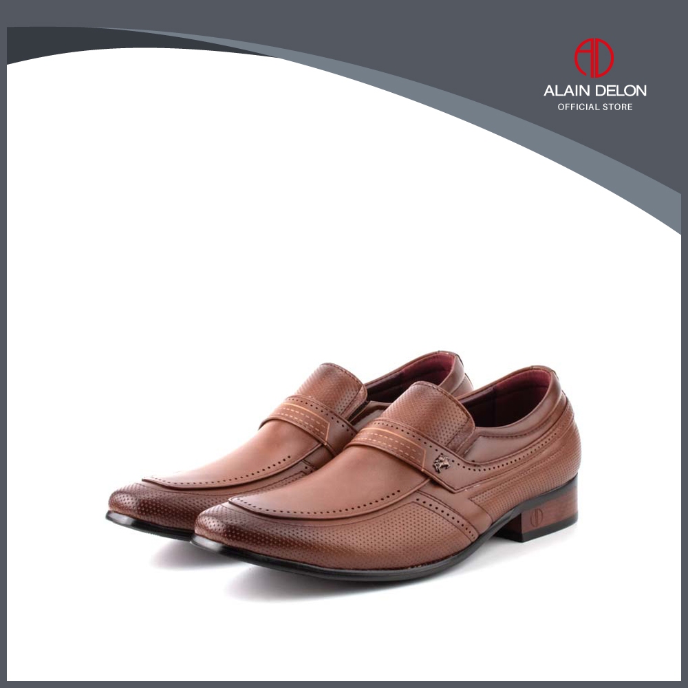 ALAIN DELON Men's Shoes -PU Leather-202300-NI1-3P-BROWN-Business ...