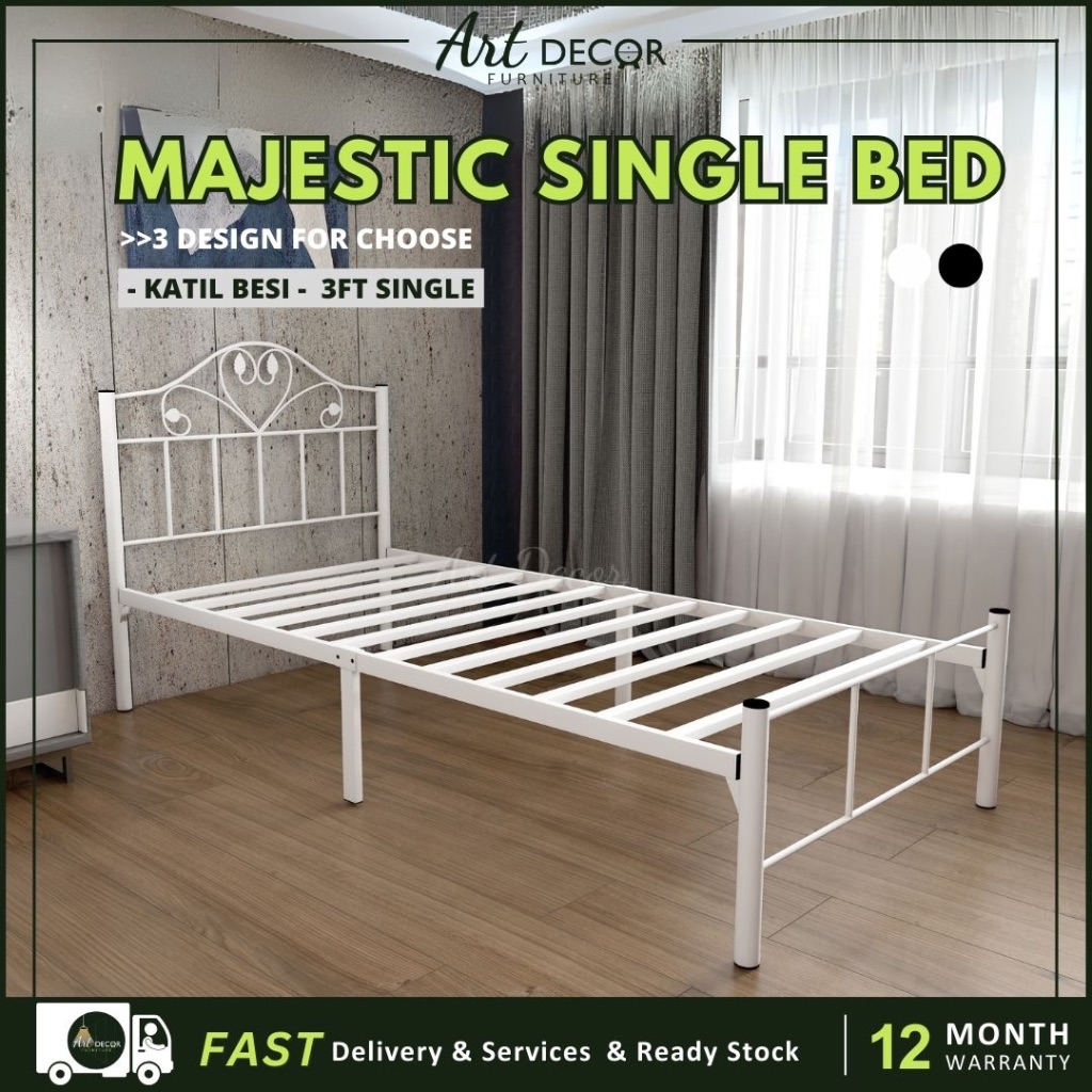 🔥READY STOCK🔥Murah Single Bed Frame with set tilam/Katil Bujang/Set 3ft ...