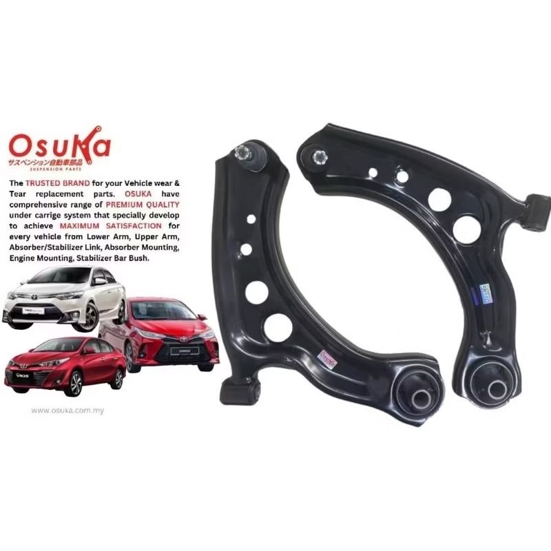 OSUKA FRONT LOWER ARM TOYOTA VIOS NCP150 NSP151 , YARIS NSP151 | Shopee ...