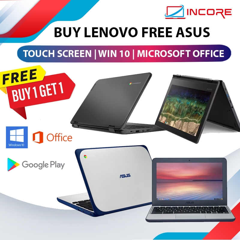 Lenovo Win10 Laptop FREE Asus Chromebook Touch Screen Laptop Budget ...