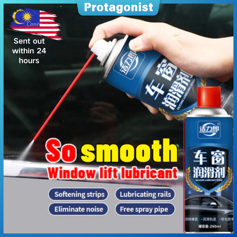 【Ready stock】Power window grease spray/Car window lubricant/Pelincir ...