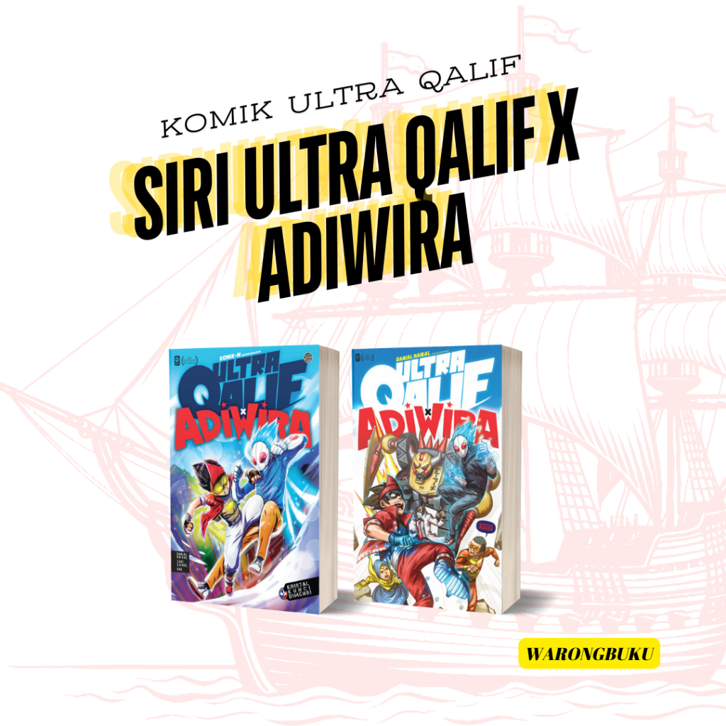 Komik-M - Siri Komik Ultra Qalif x Adiwira (2024) | Shopee Malaysia