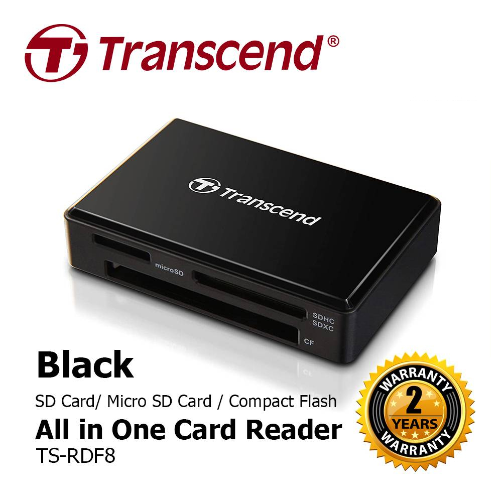 Transcend Card Readers RDF8 SD/microSD/CompactFlash - Transcend TS ...