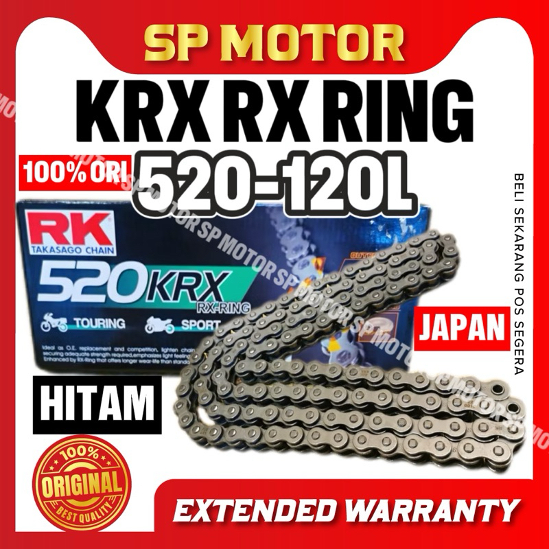 RK 520 KRX X-RING Chain 120L Rivet Type | Shopee Malaysia