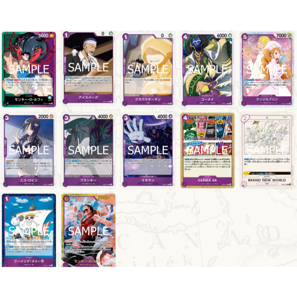 One Piece Card Game Purple EB02-032 033 034 036 037 038 039 040 041 R / C Card | Shopee Malaysia