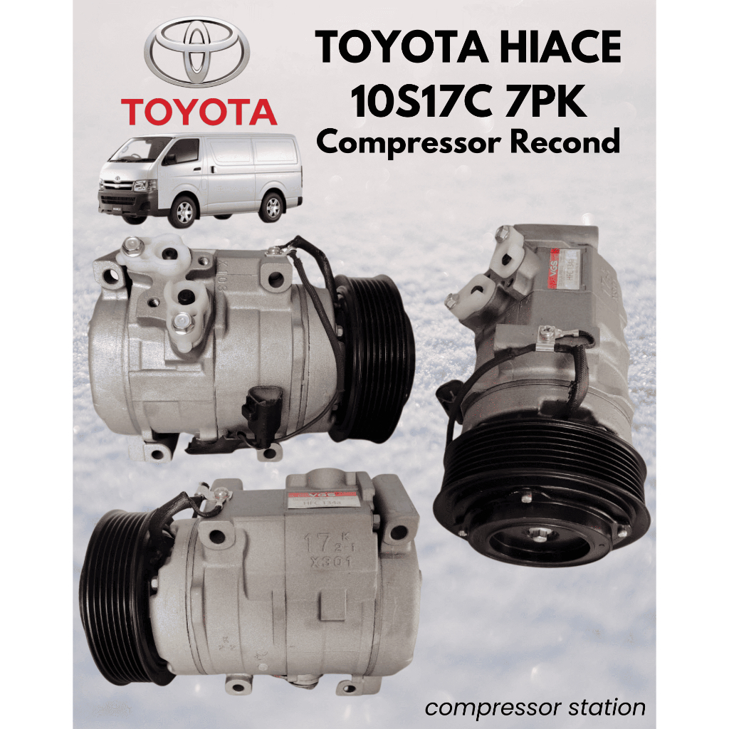 (004) Toyota Hiace 10S17C 7PK Compressor Recond | Shopee Malaysia