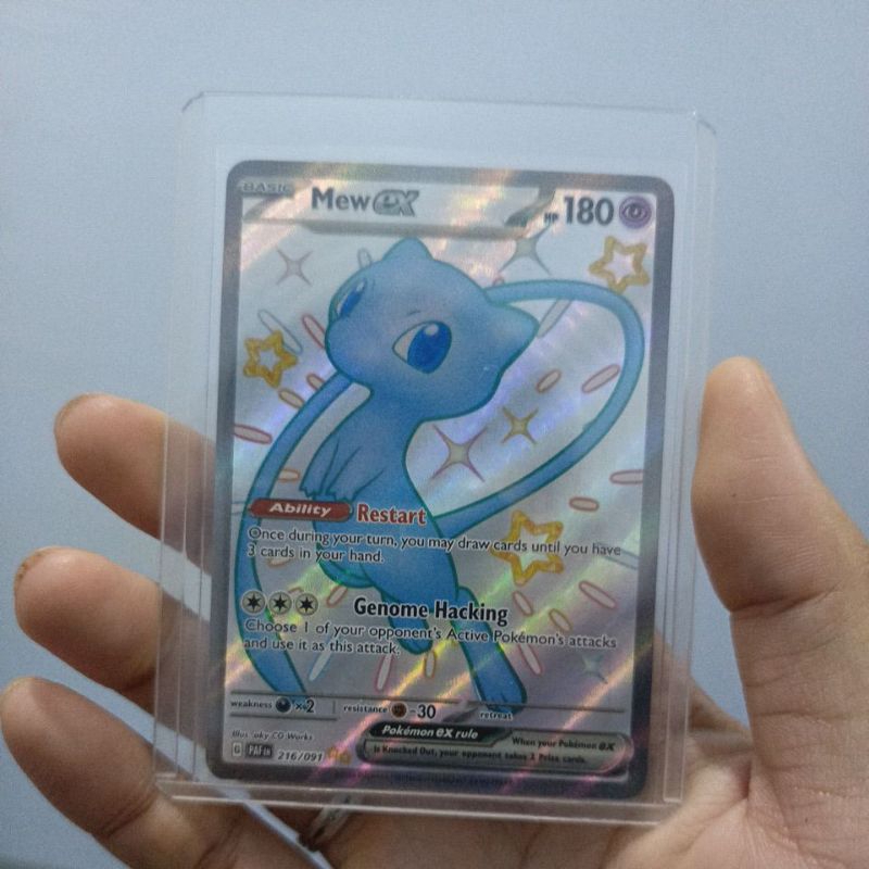 Pokemon TCG Mew Ex Full Art Paldean Fates | Shopee Malaysia