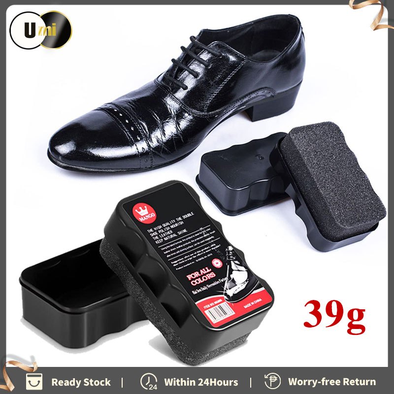 Neutral Shoe Shine Colorless Wax Cleaning Sponge Brush Leather Shoe ...