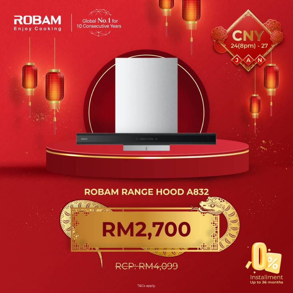 ROBAM Embedded T Shape Range Hood A832 | Shopee Malaysia