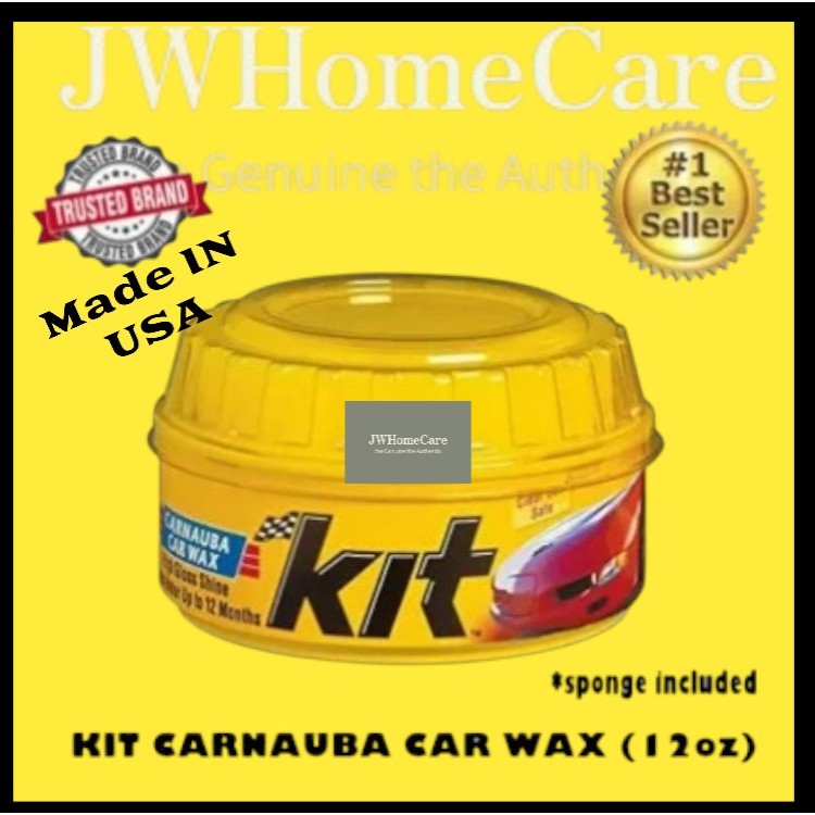 🔥Ready Stock 🔥Original USA KIT CARNAUBA CAR PASTE WAX🔥340G SOFT COATING ...