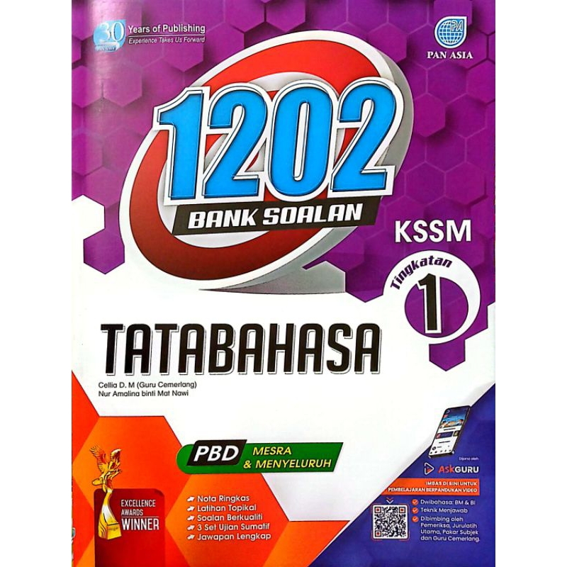 PAN ASIA 1202 BANK SOALAN TATABAHASA TINGKATAN 1 | Shopee Malaysia