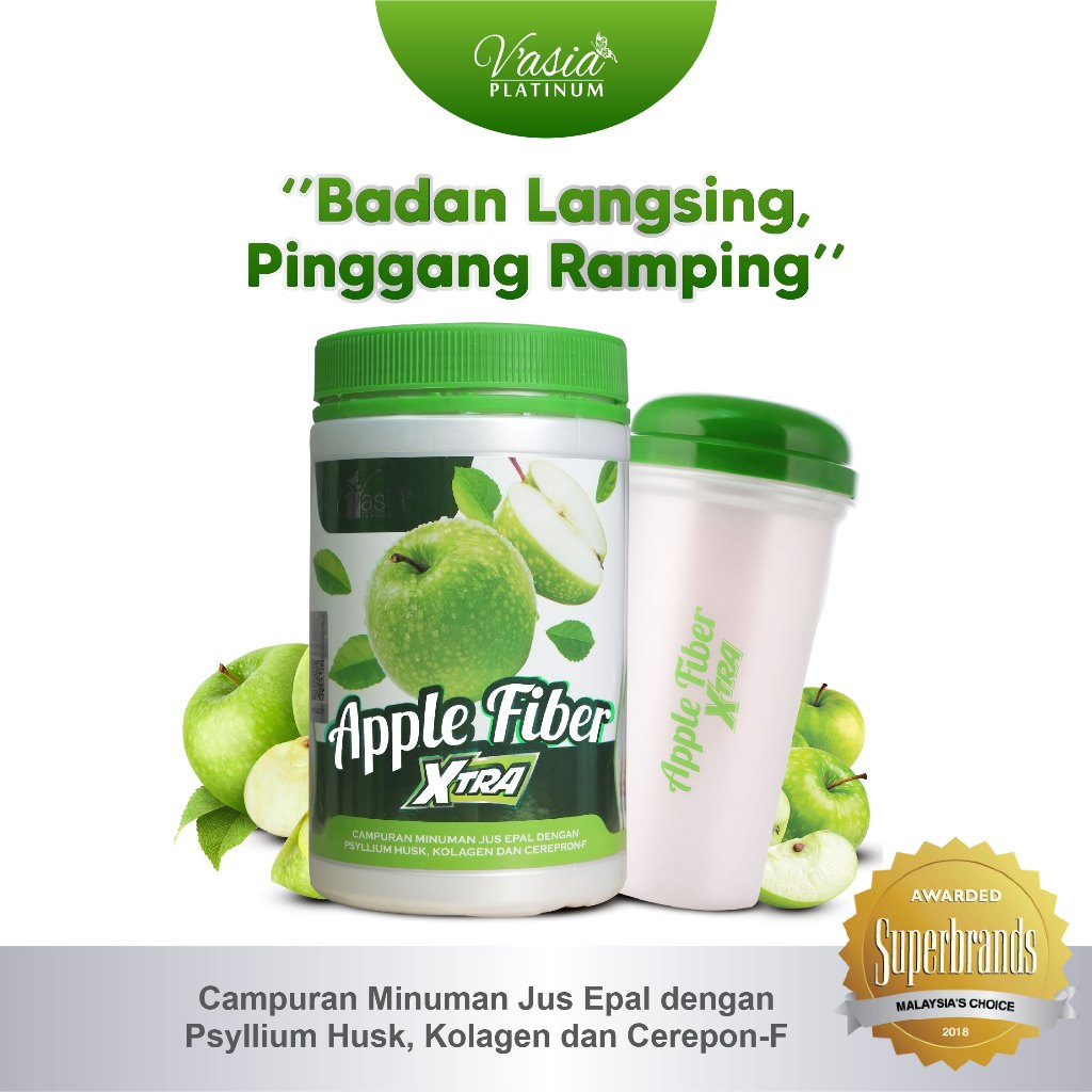 V'ASIA APPLE FIBER XTRA - Jus Khusus Langsing Perisa Epal | Shopee Malaysia