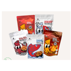 HALAL Pangkor Boy Sotong Slices/ Dried Cuttlefish Series Mala Sotong ...