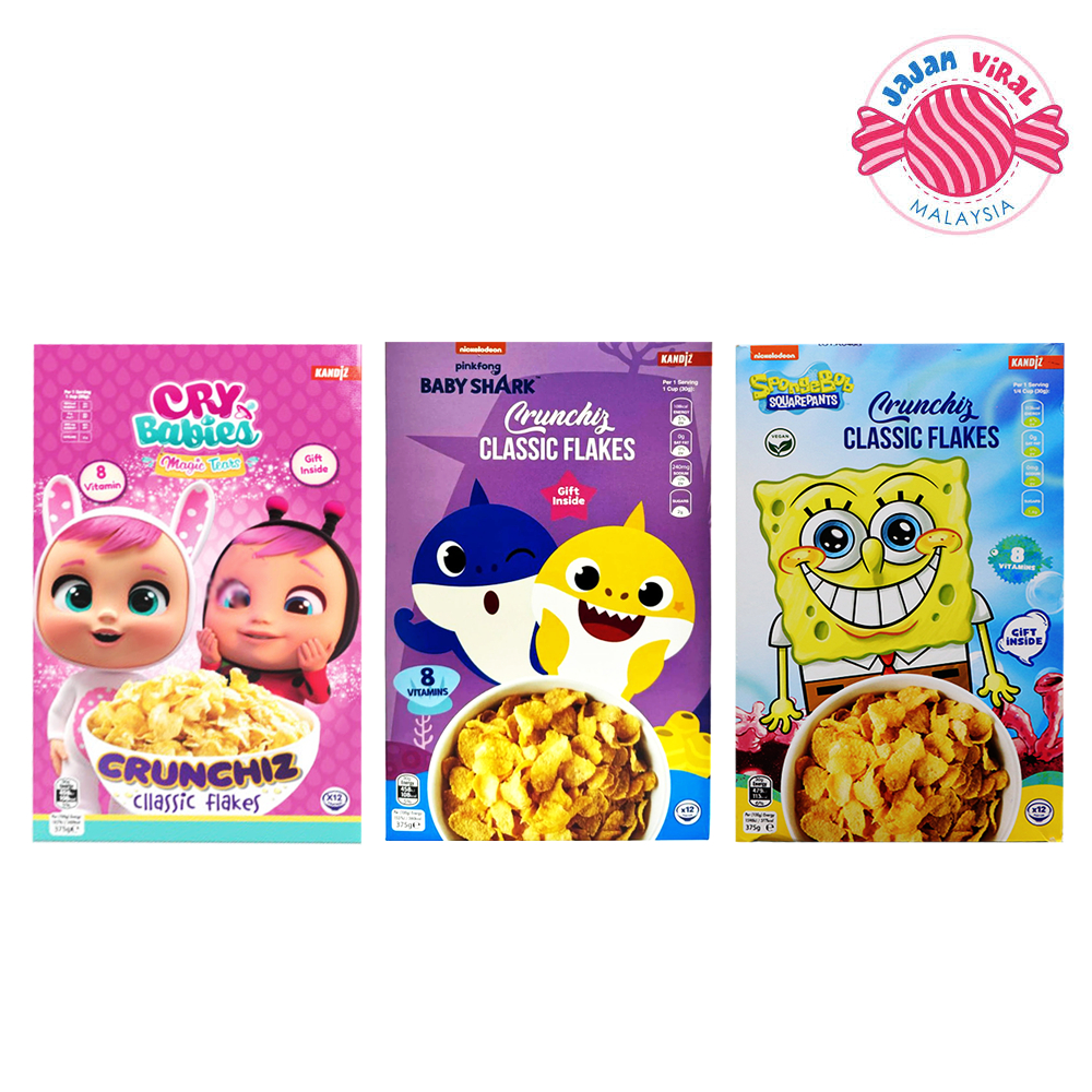KANDIZ CRUNCHIZ CLASSIC FLAKES WITH SURPRISE GIFT 375G | Shopee Malaysia