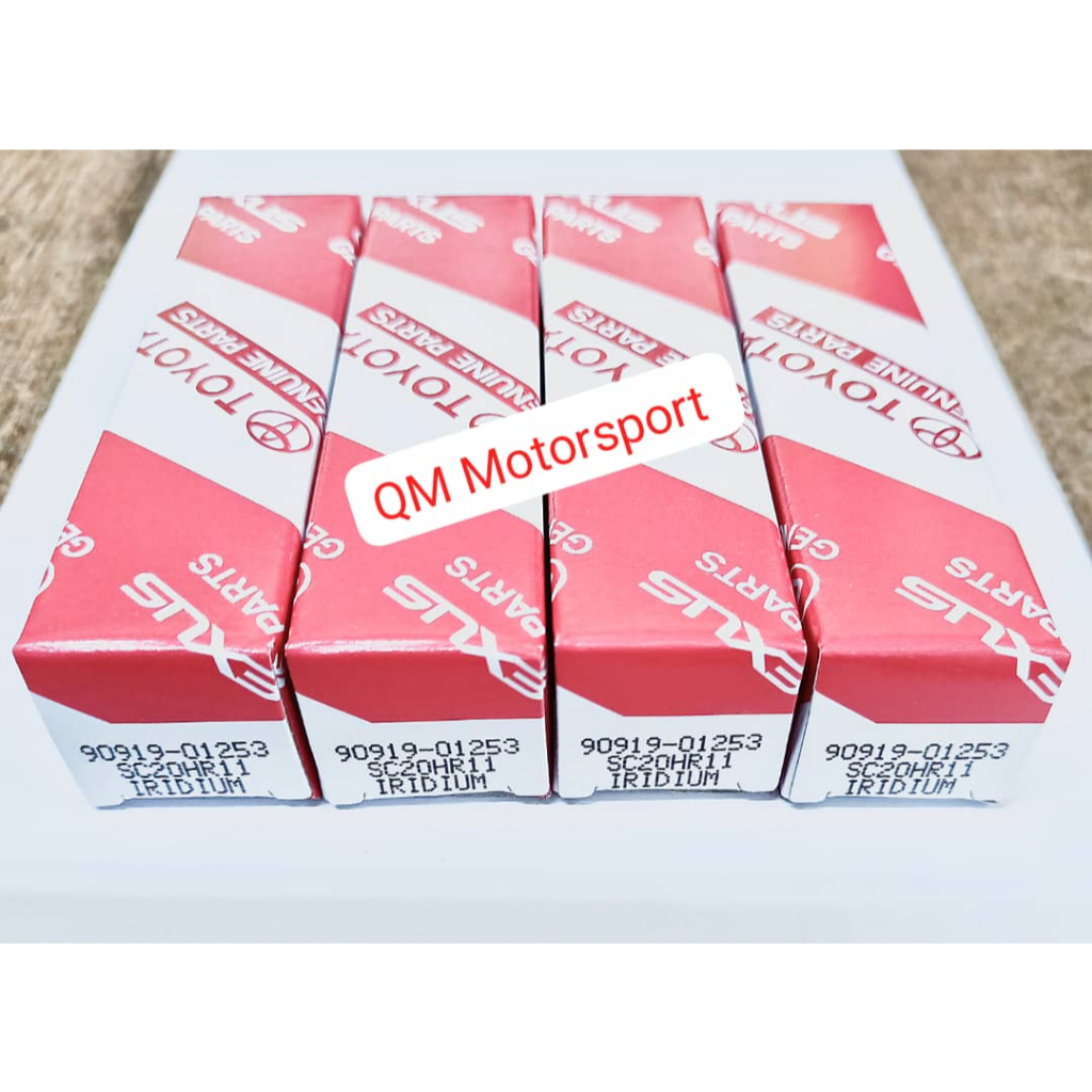 TOYOTA IRIDIUM SPARK PLUG 90919-01253 ALTIS WISH ZGE20 PRIUS HARRIER ZSU60 VIOS NCP151 (SC20HR11 ...