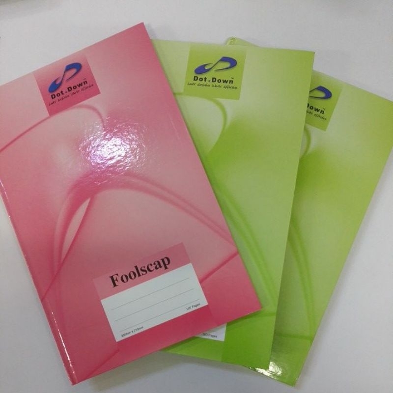 F4 Hard Cover Foolscap note book single line / Buku Log / Panjang Kulit ...