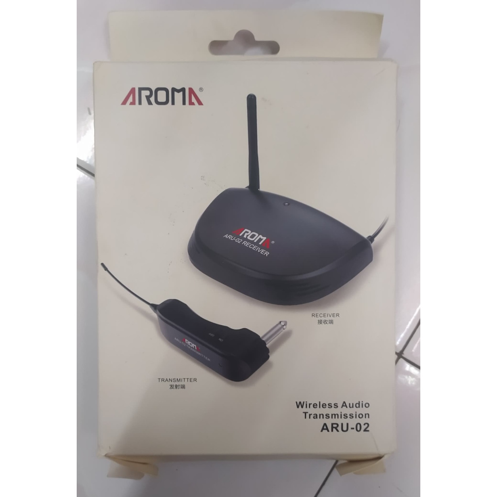 Aroma ARU-02 Wireless Guitar Digital Transmitter Receiver System ( ARU ...