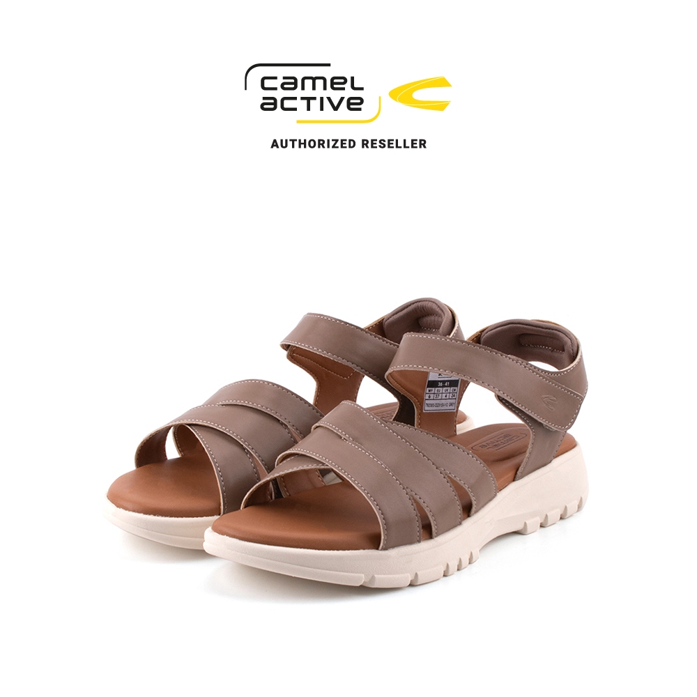 camel active Women Harley Slip-On Sandal 782303-DZ01SV-12-GREY | Shopee ...