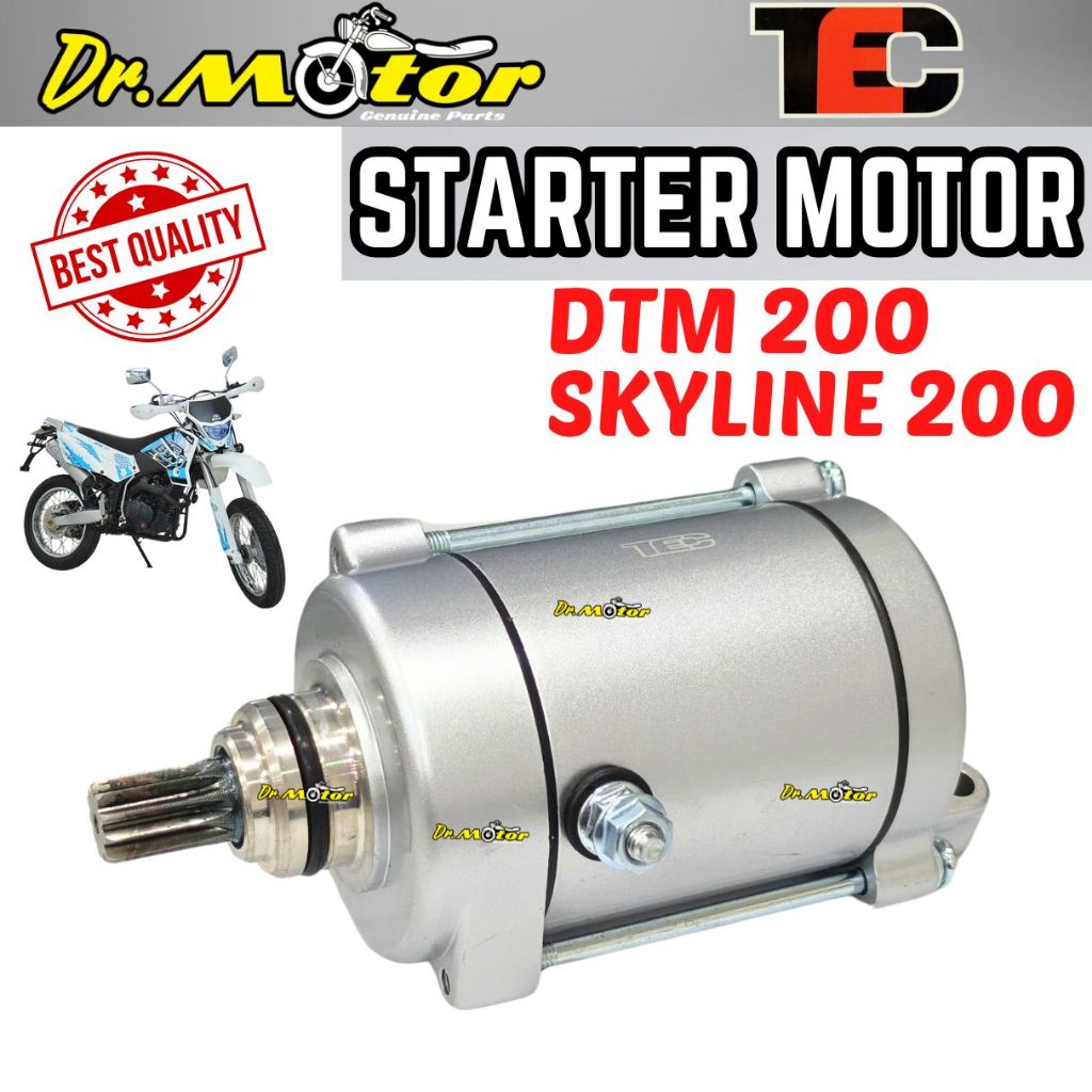 SKYLINE 200 DTM200 DTM 200 SKYLINE200 DEMAK Starter Motor Assy Stator ...
