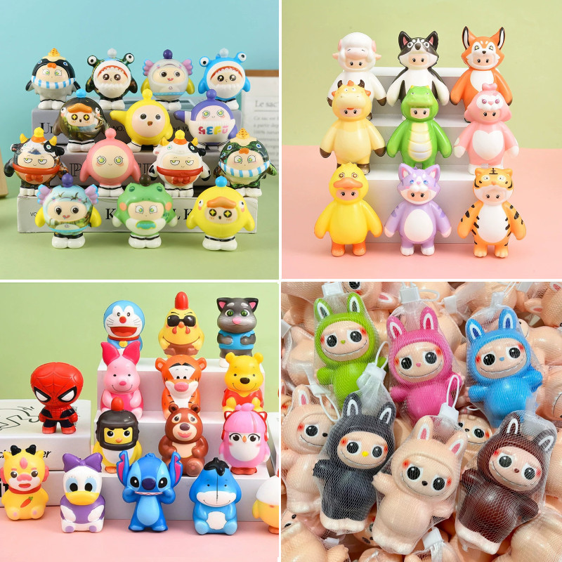 Slow Rising Sponge Sanrio Labubu Stress Relief Toys Kawaii Squishy ...