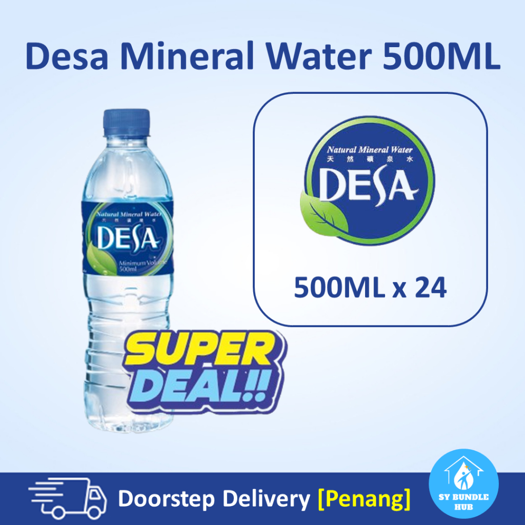 [SPECIAL] Desa Natural Mineral Water 500ML (5-10 Ctn/Kotak) | Shopee Malaysia
