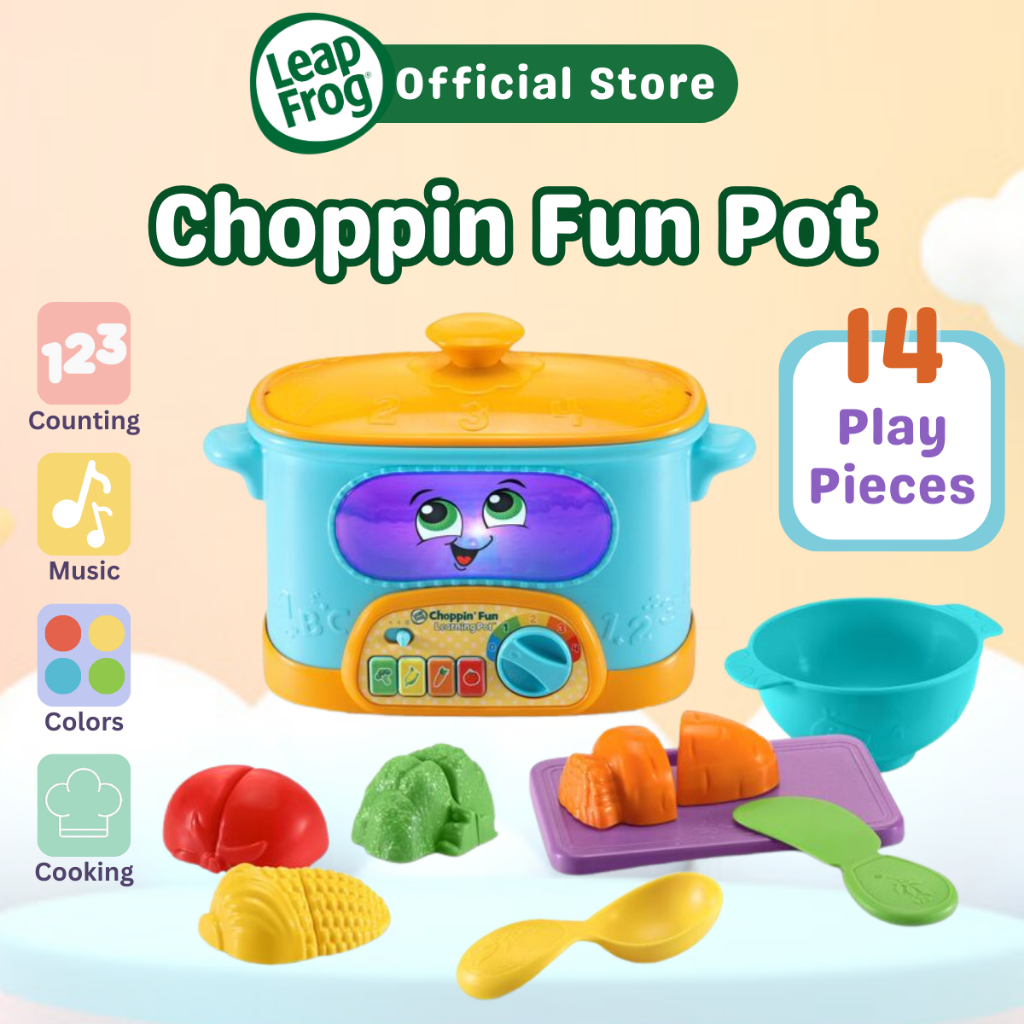 LeapFrog Choppin Fun Learning Pot Pretend Play Toy Set | Shopee Malaysia