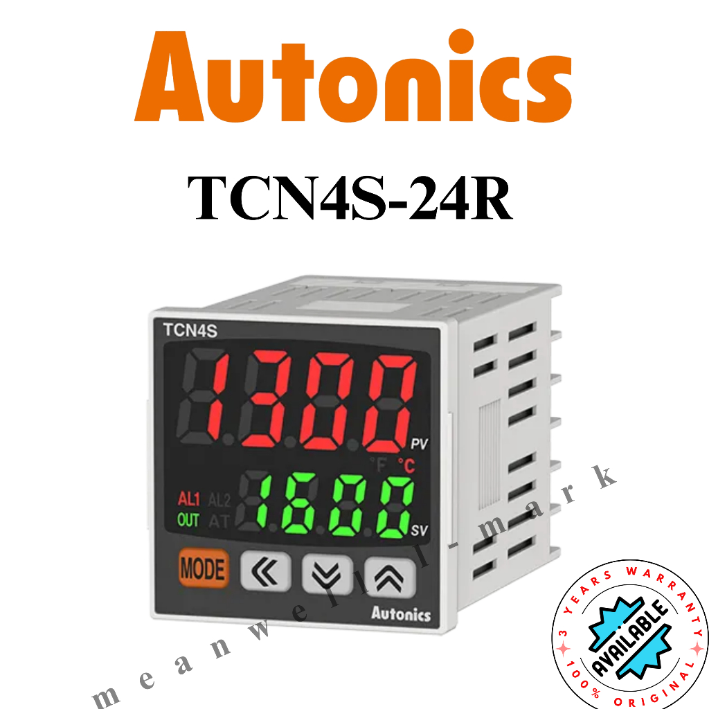 Autonics TCN4S-24R Temperature Controller Economical Dual Display type PID Control | 1YEAR ...