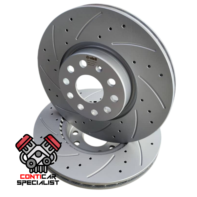 1K0615301AA 5Q0615301F (2PCS) FRONT SPORT BRAKE DISC MAXLINE FOR VW ...