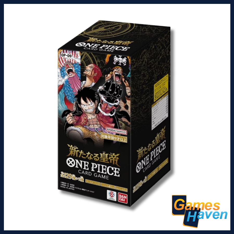 One Piece TCG - OP09 - Emperors of the New World Japanese Booster Box ...