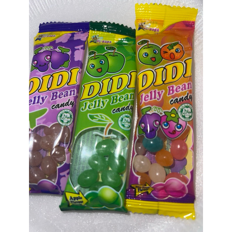 Gula Gula DIDI JELLY BEAN buah buahan zaman dahulu 1 pc ( jika beli ...