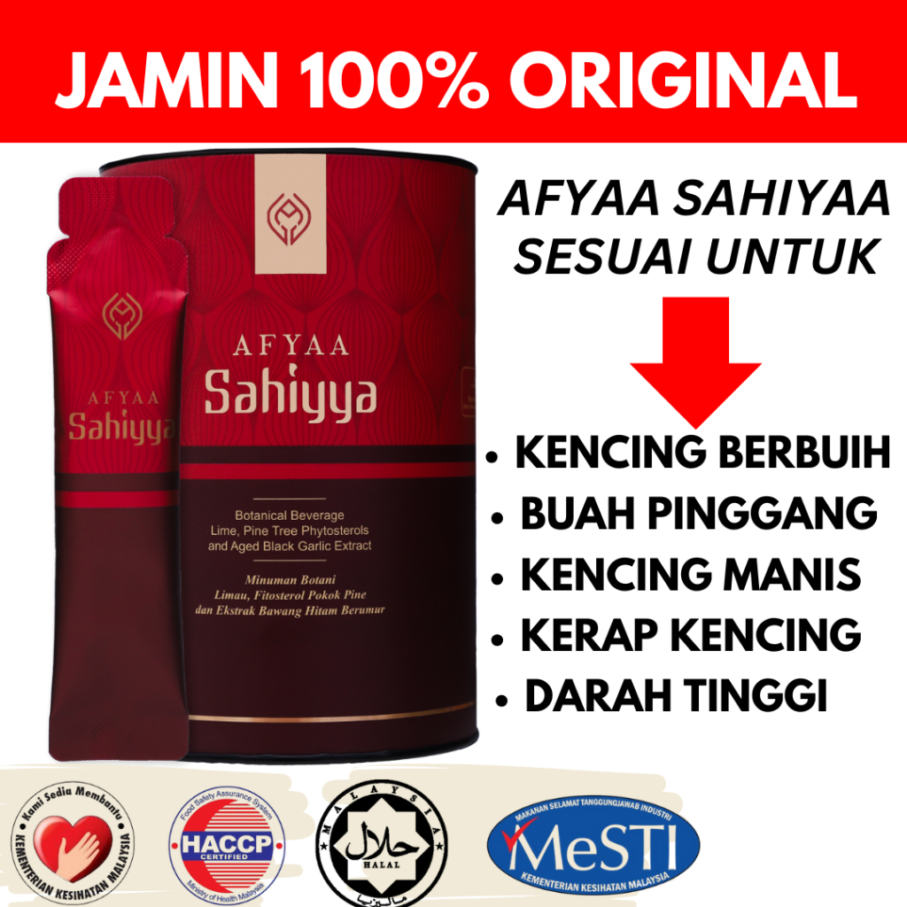 Sahiyya | Afyaa Original | Buah Pinggang & Darah Tinggi Supplement ...